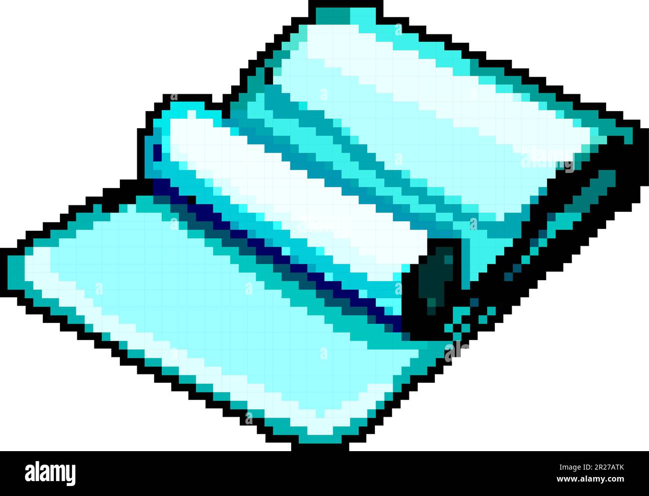 exercise fitness mat game pixel art vector illustration Stock Vector ...