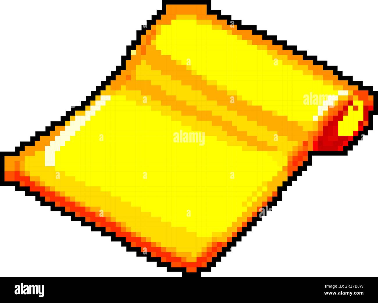 training fitness mat game pixel art vector illustration Stock Vector ...