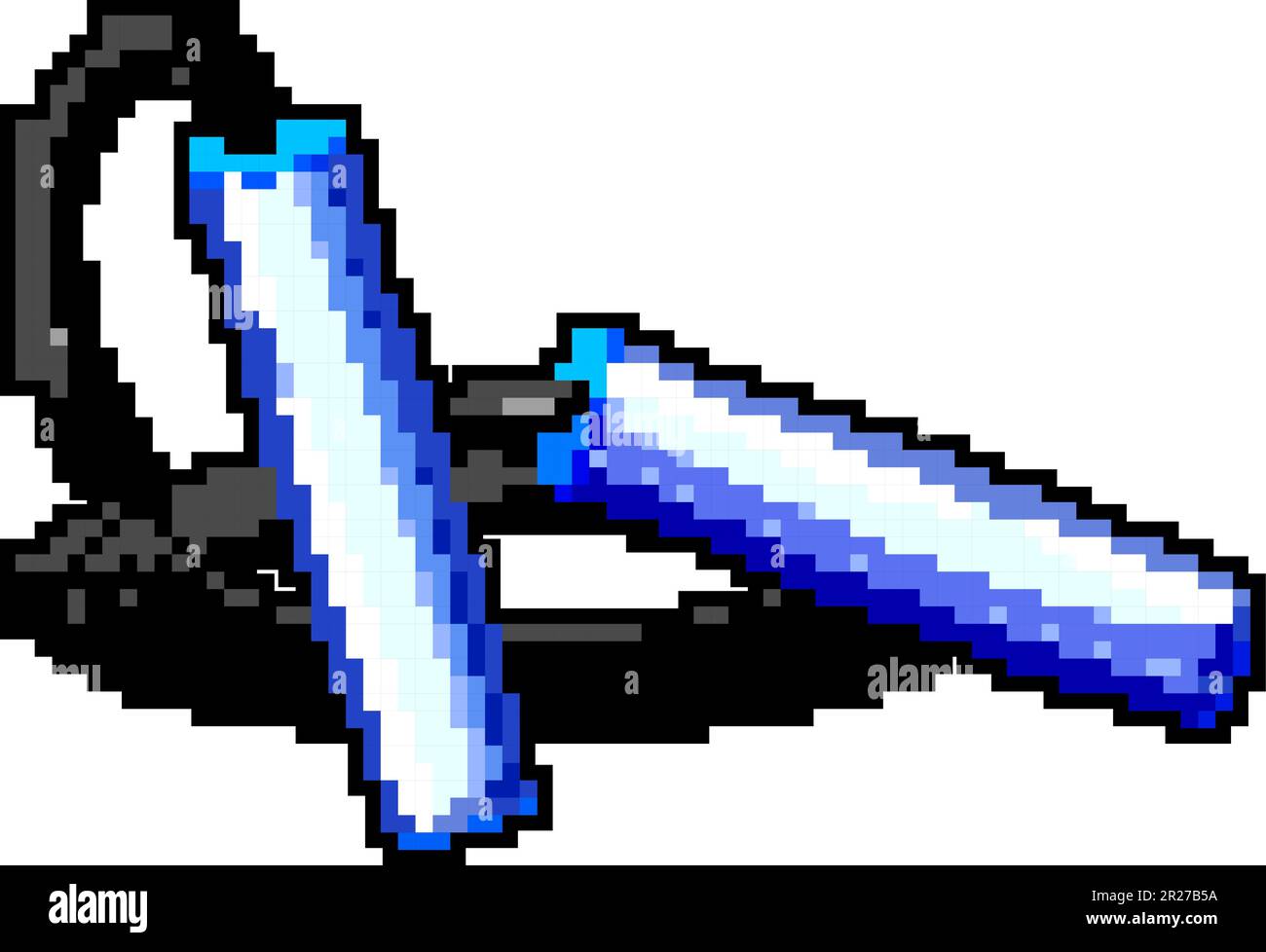 strength fitness rope game pixel art vector illustration Stock Vector ...