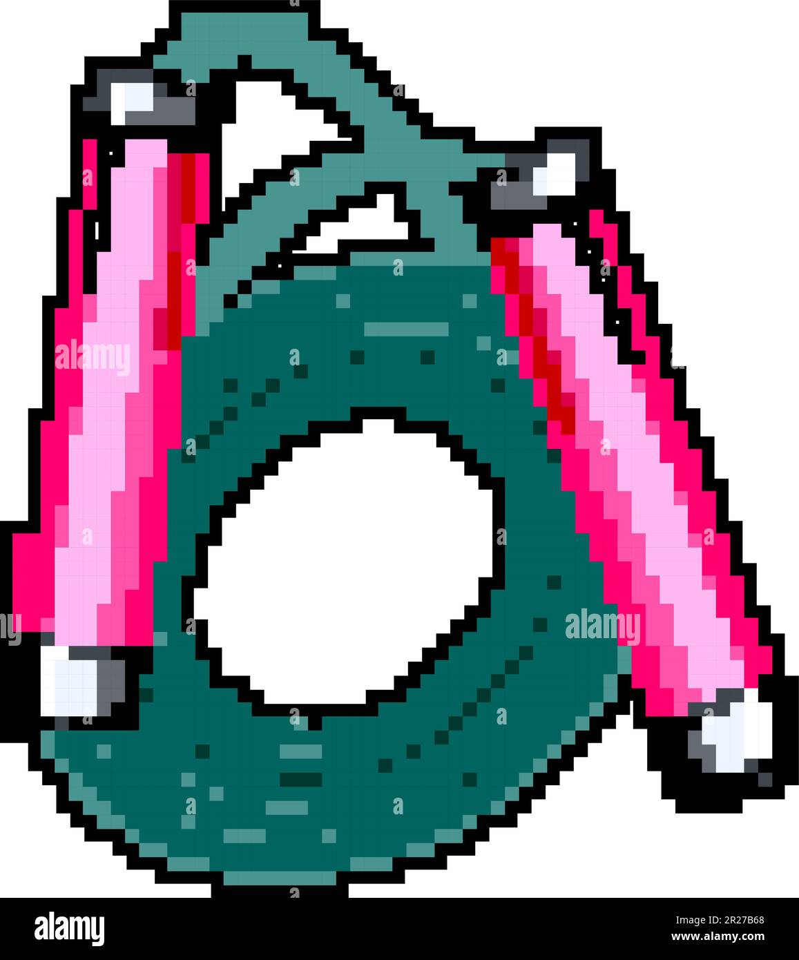 fit fitness rope game pixel art vector illustration Stock Vector Image ...