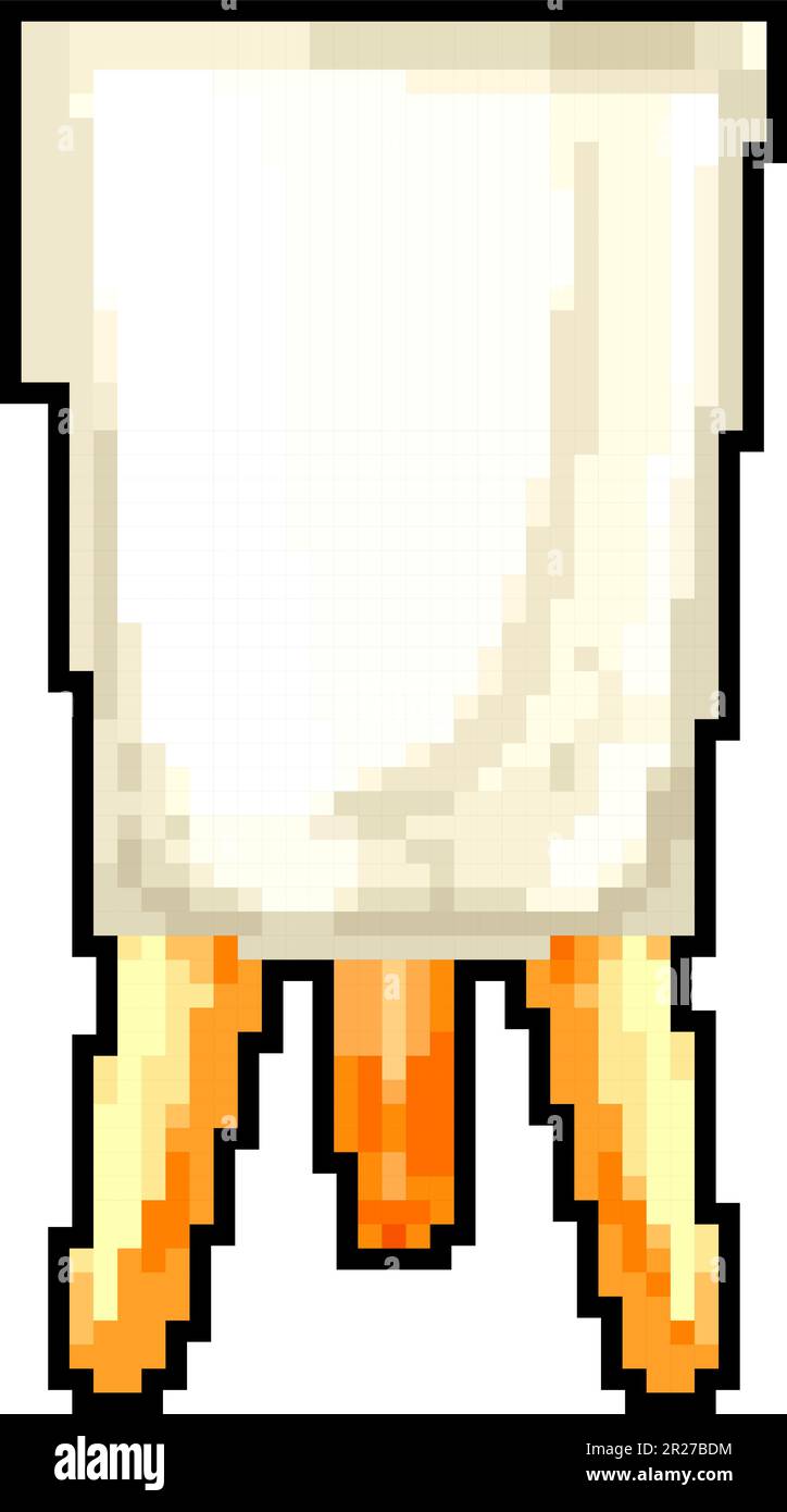 interior flower pot plant game pixel art vector illustration Stock ...