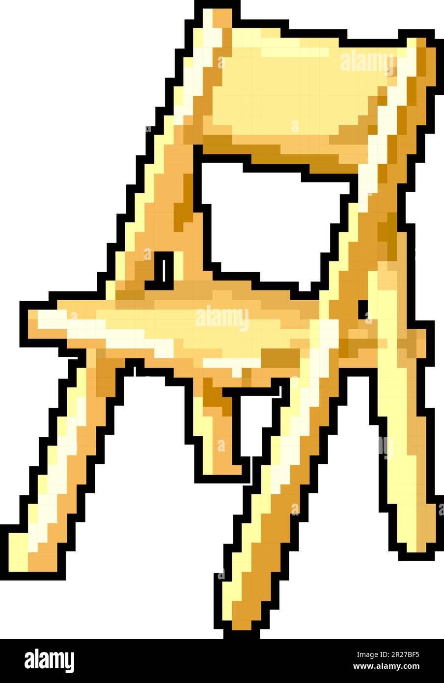furniture folding chair game pixel art vector illustration Stock Vector ... furniture folding chair game pixel art vector illustration Stock Vector ...
