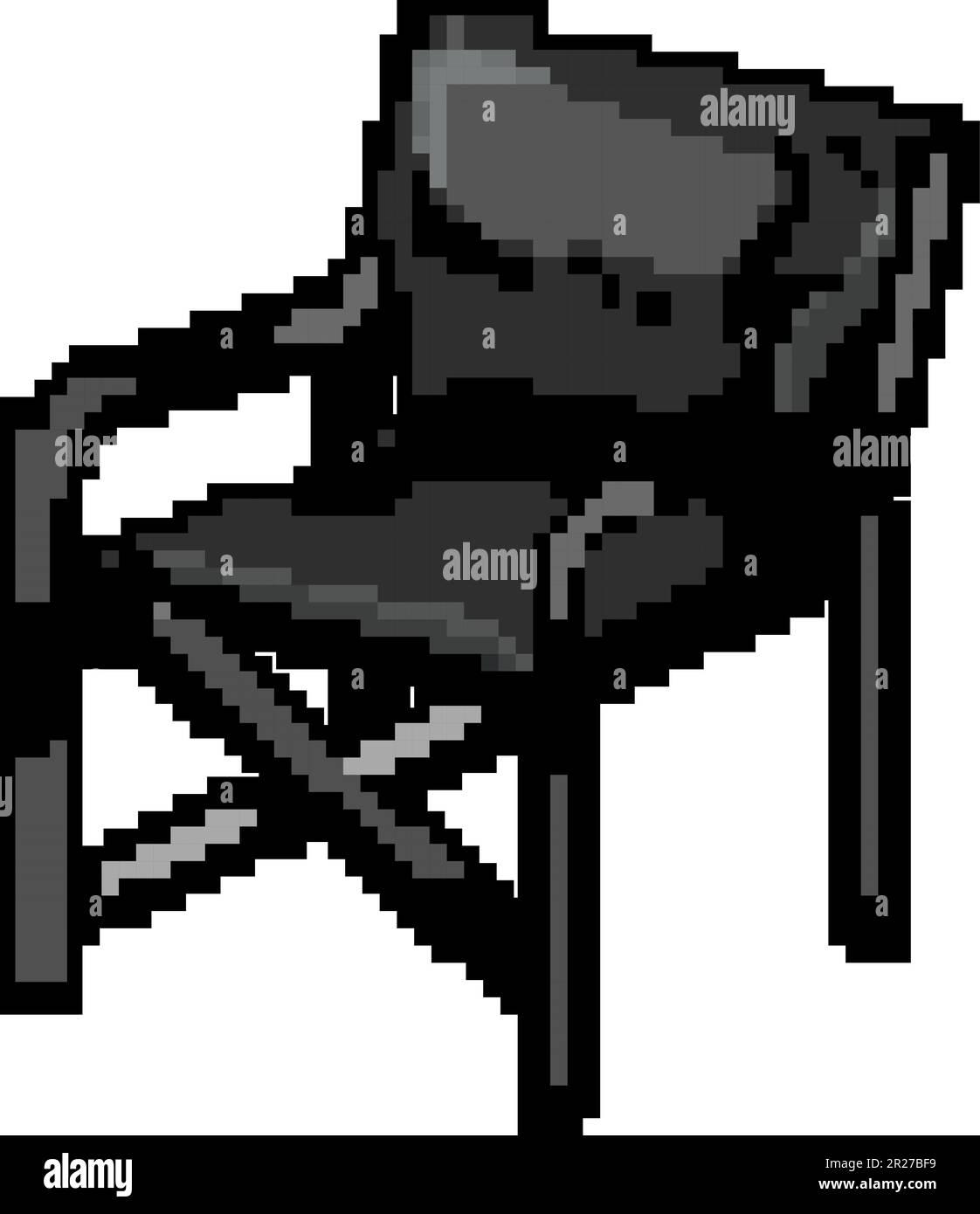 camp folding chair game pixel art vector illustration Stock Vector ... camp folding chair game pixel art vector illustration Stock Vector ...