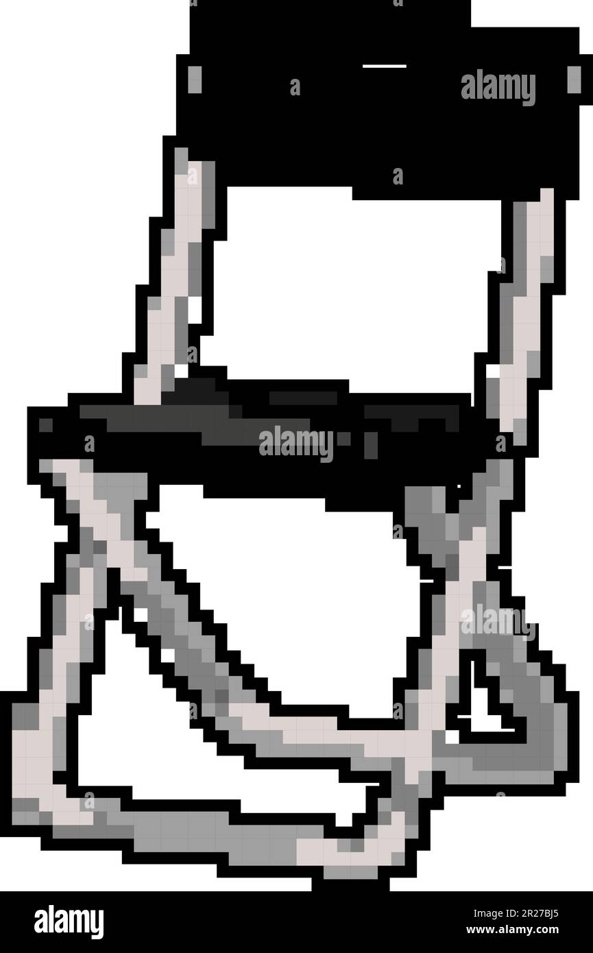 seat folding chair game pixel art vector illustration Stock Vector ... seat folding chair game pixel art vector illustration Stock Vector ...