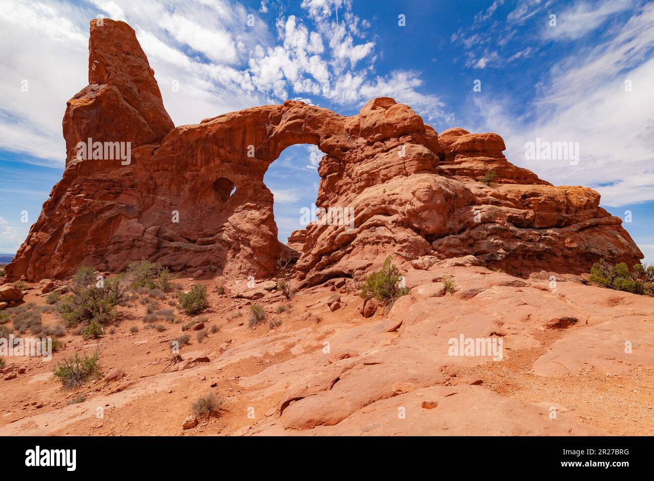 Time with the help of the sun, rain and wind, has shaped this boulder ...
