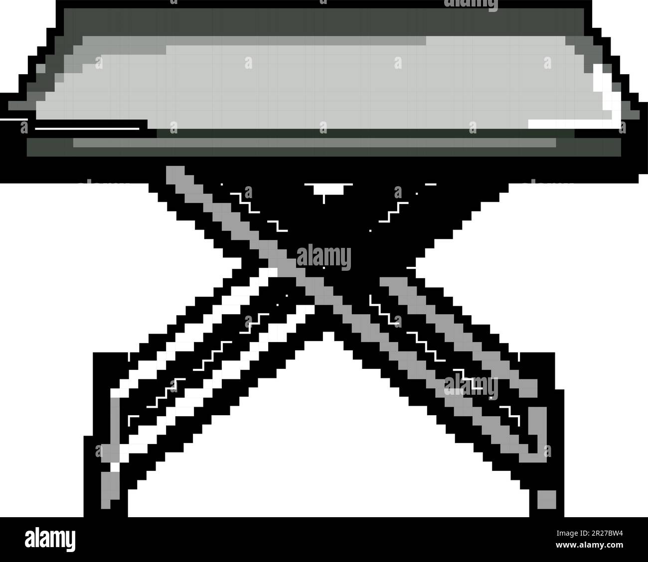 kitchen folding table game pixel art vector illustration Stock Vector Image & Art - Alamy