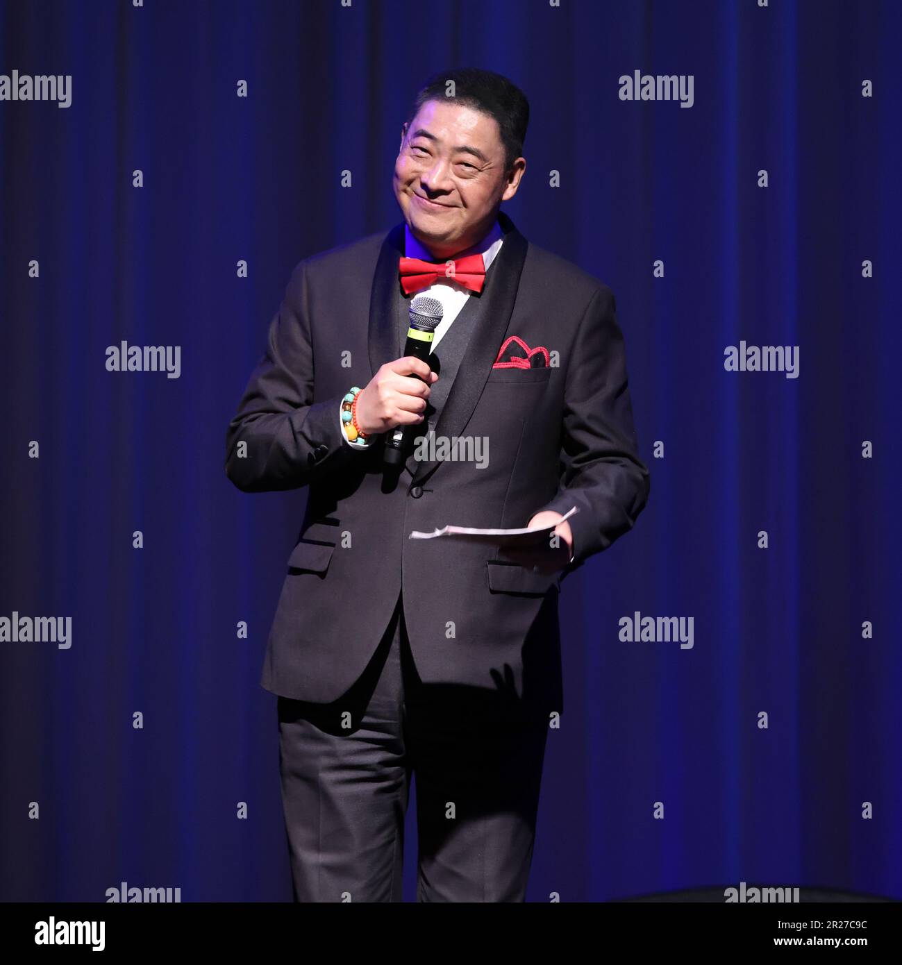 Laguna Woods, California, USA. 13th May, 2023. TV host Joey Zhou ...