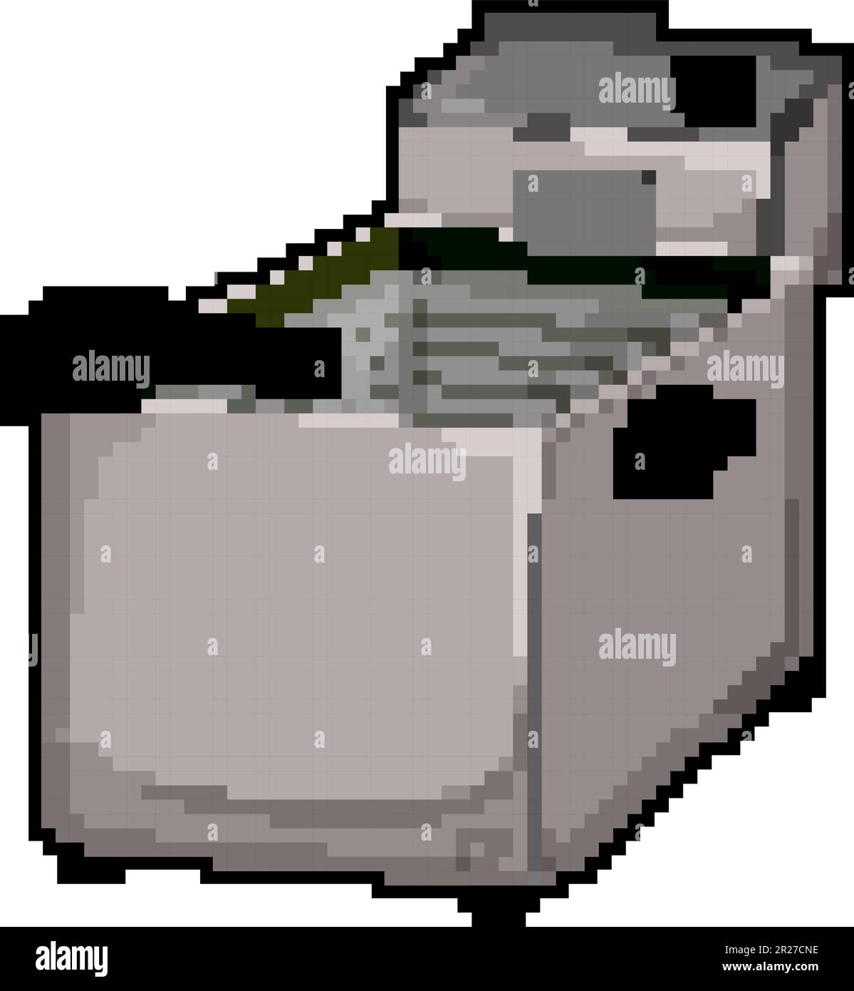 healthy fryer air game pixel art vector illustration Stock Vector Image & Art - Alamy