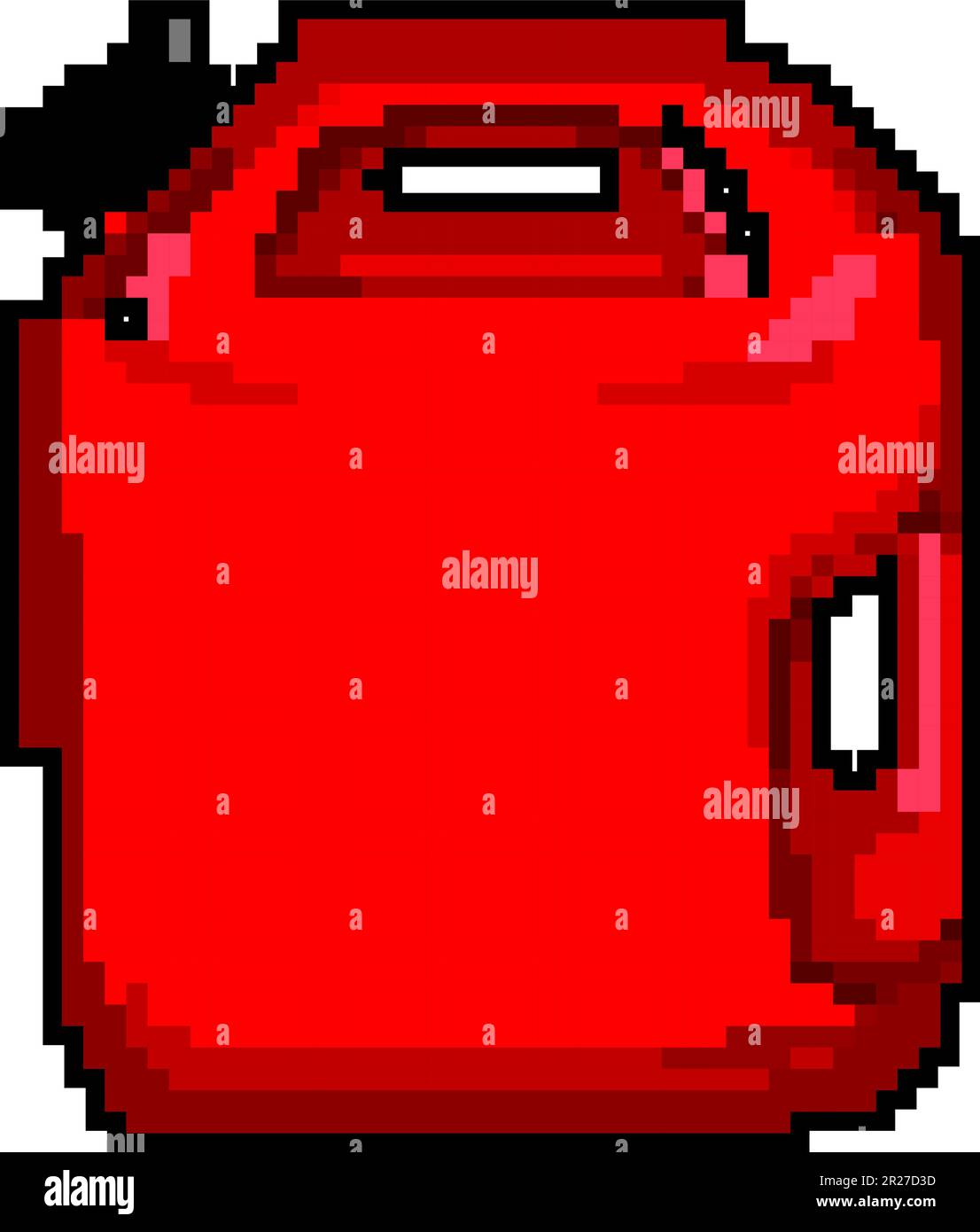 oil fuel can game pixel art vector illustration Stock Vector Image ...