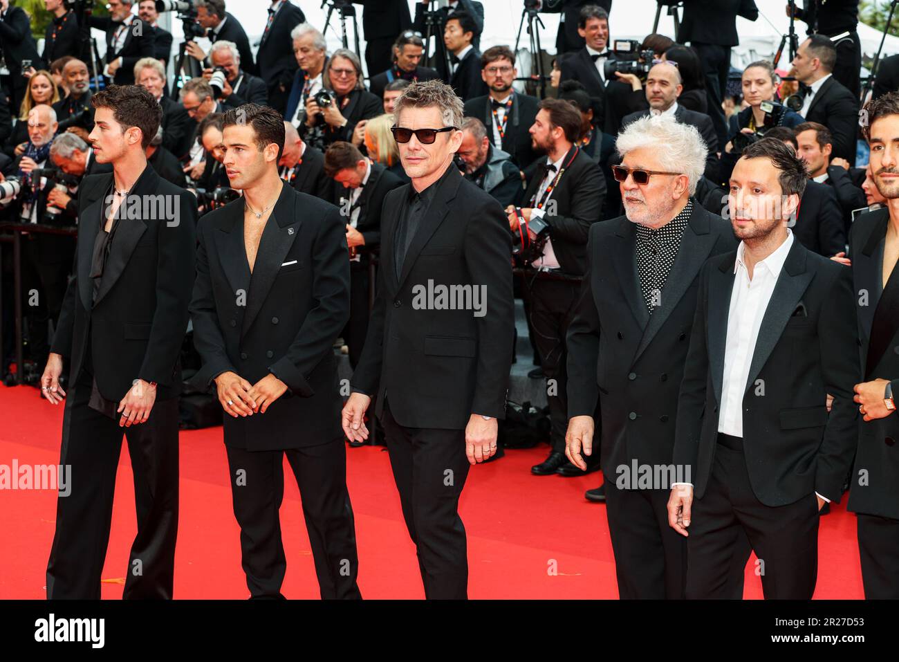 Cannes, France. 17th May, 2023. CANNES - MAY 17: George Steane, José ...