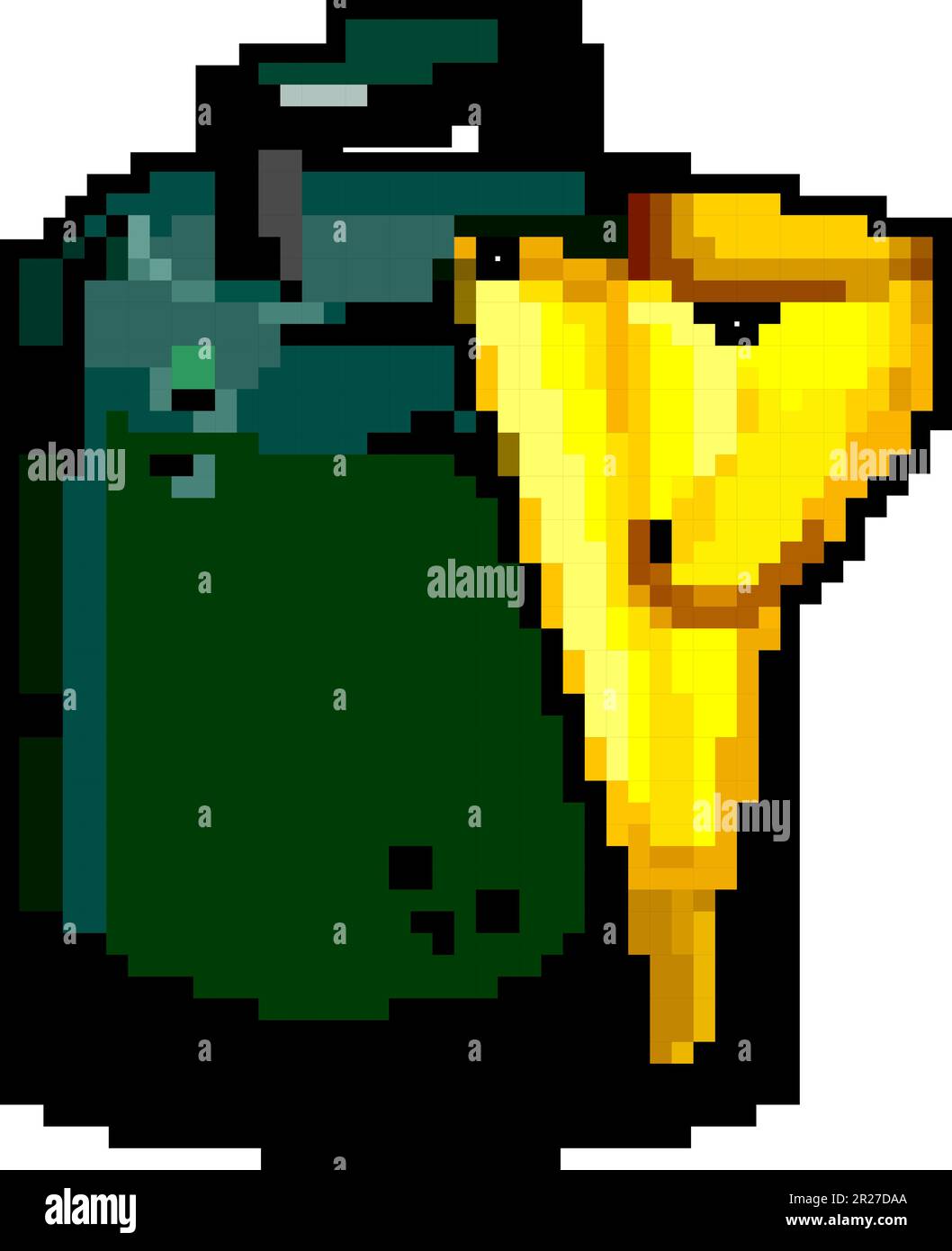 tank fuel can game pixel art vector illustration Stock Vector Image ...