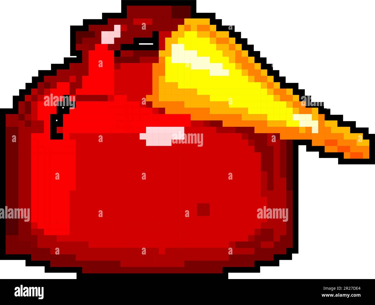 gasoline fuel can game pixel art vector illustration Stock Vector Image ...