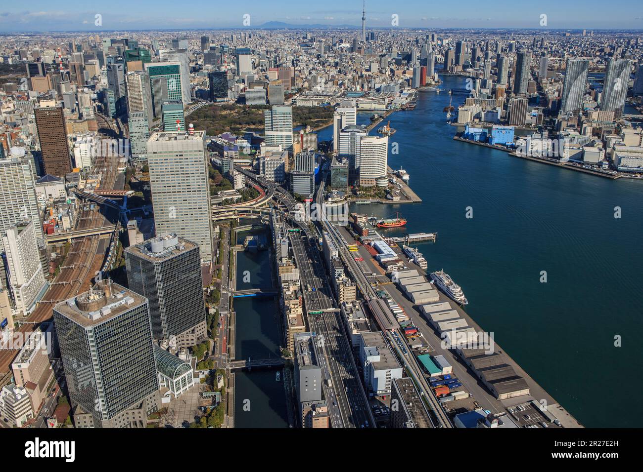 Hamasaki bridge junction hi-res stock photography and images - Alamy