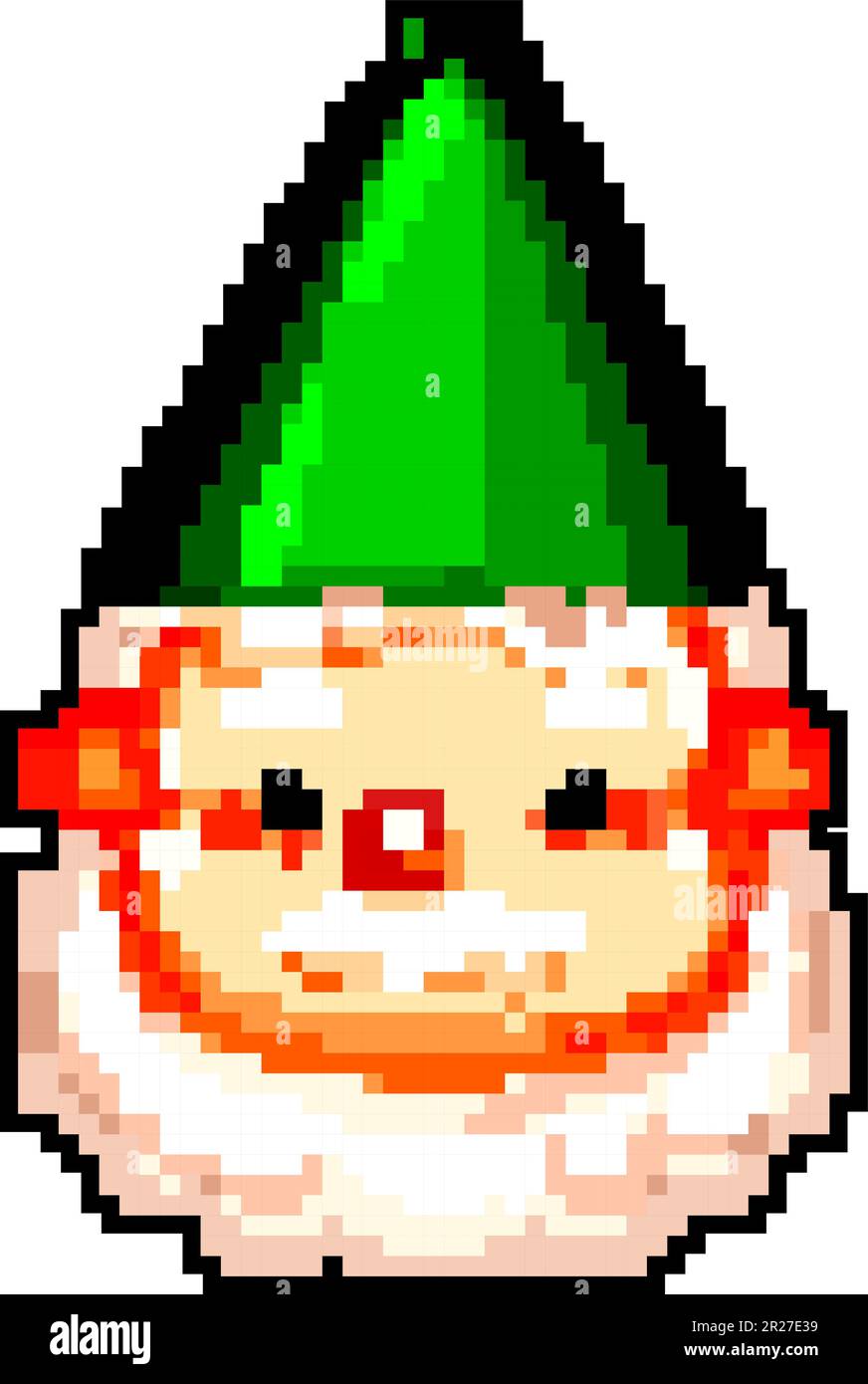 funny garden gnome game pixel art vector illustration Stock Vector ...