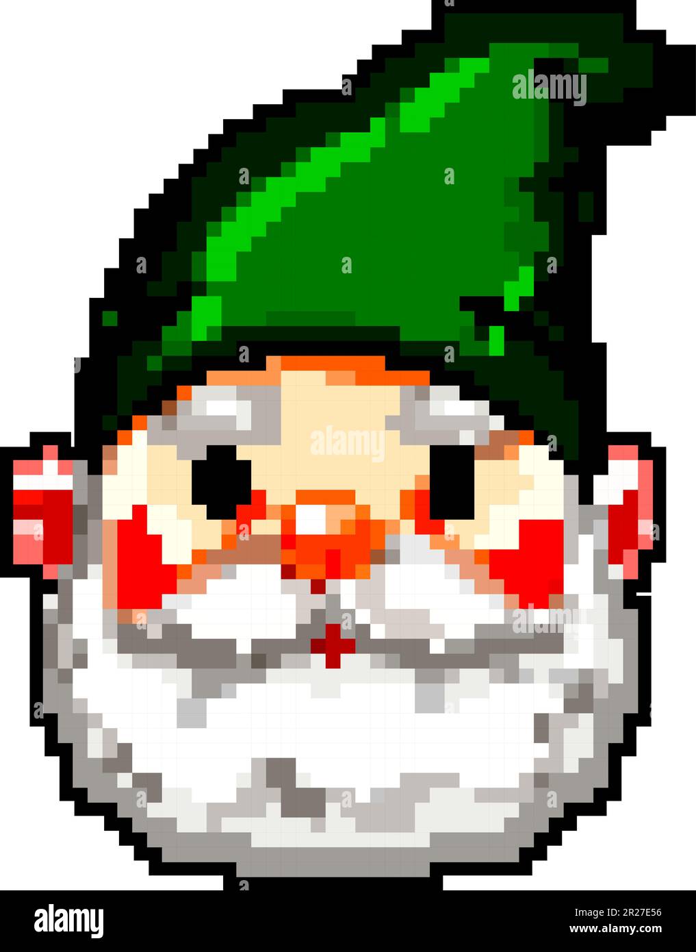 decoration garden gnome game pixel art vector illustration Stock Vector ...