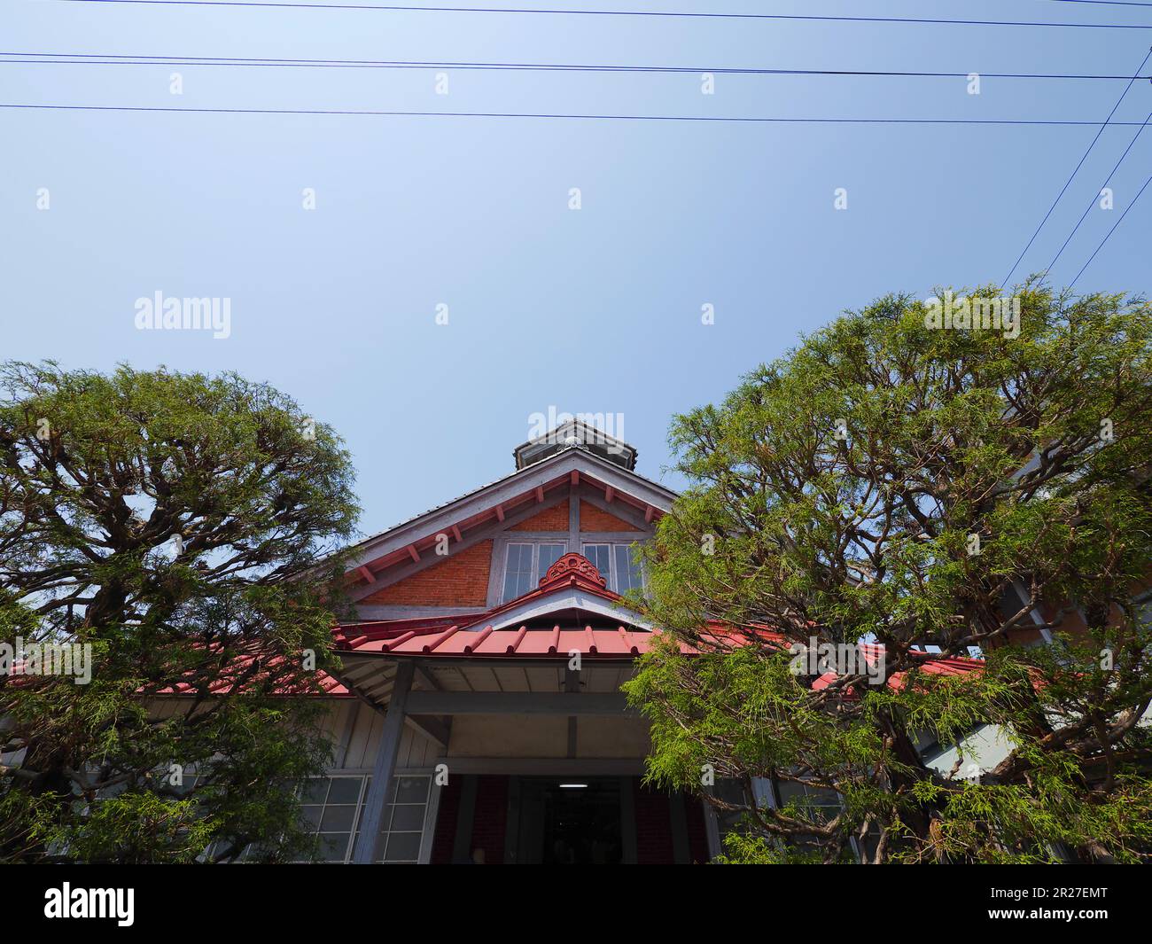 Entranceof silk reeling mill of Tomioka Silk Mill Stock Photo - Alamy