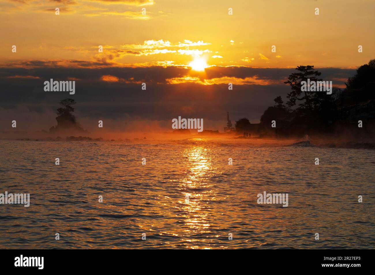 Amaharashi Coast in the morning Stock Photo - Alamy
