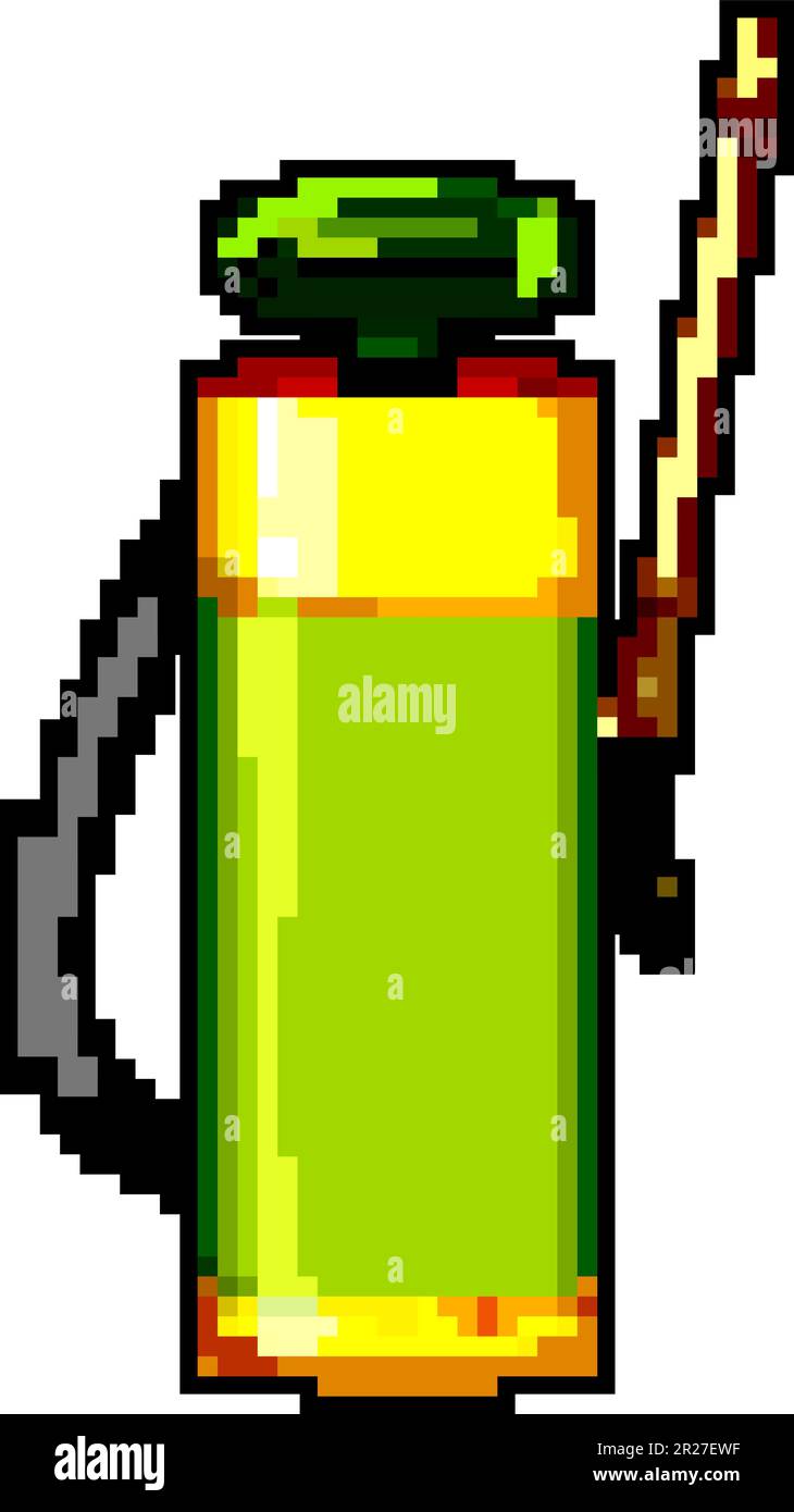 pest garden sprayer game pixel art vector illustration Stock Vector ...