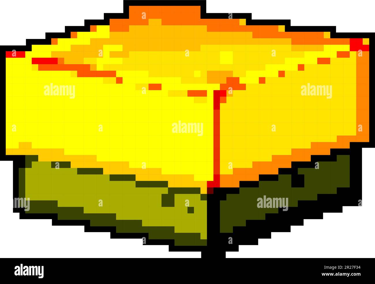 square gift box game pixel art vector illustration Stock Vector Image ...