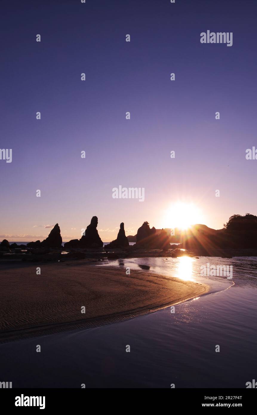 Hashigui iwa rock hi-res stock photography and images - Alamy