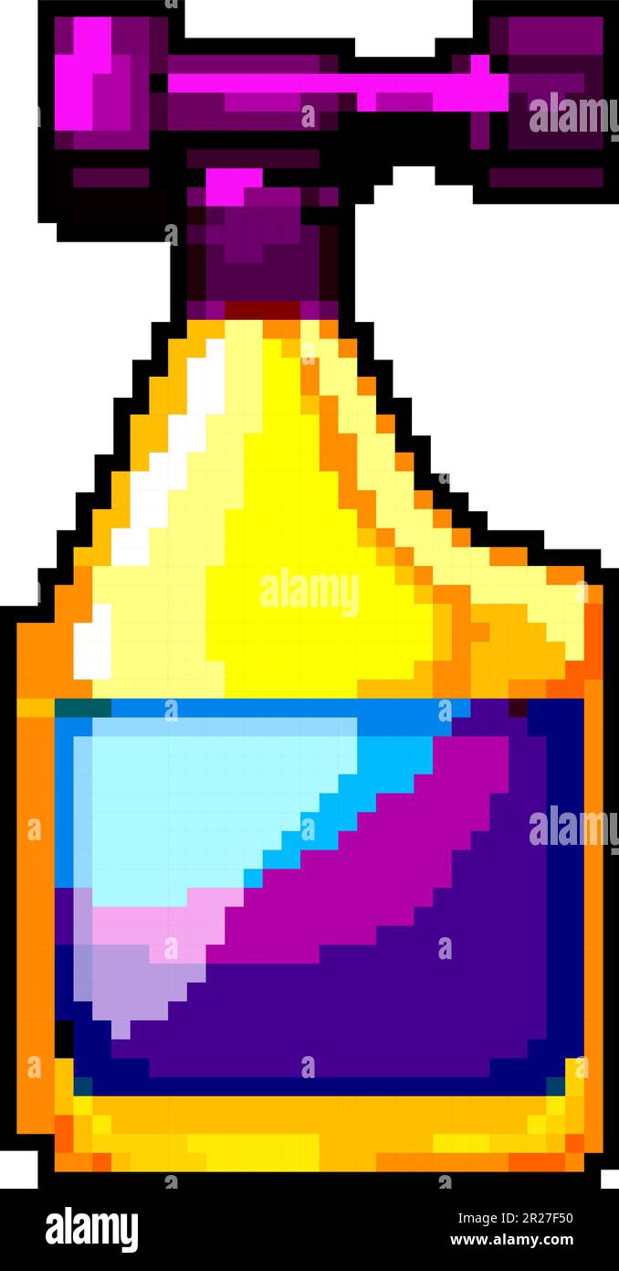 window glass cleaner game pixel art vector illustration Stock Vector ...