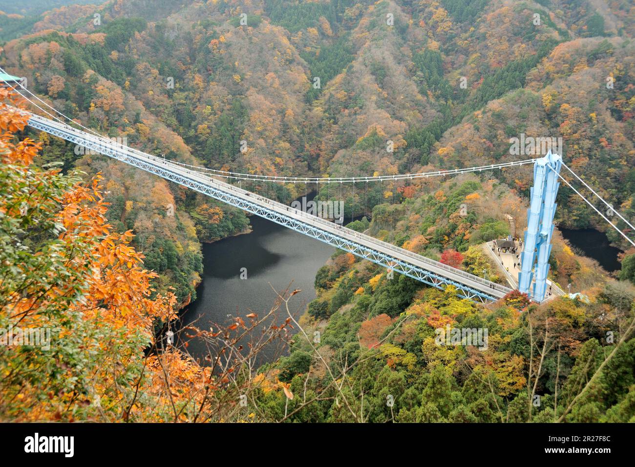 Ryujin large suspension bridge hi-res stock photography and images - Alamy
