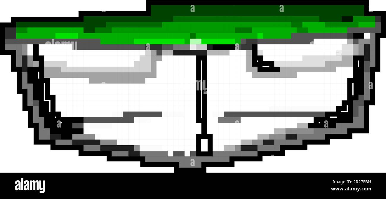 food glass container game pixel art vector illustration Stock Vector ...