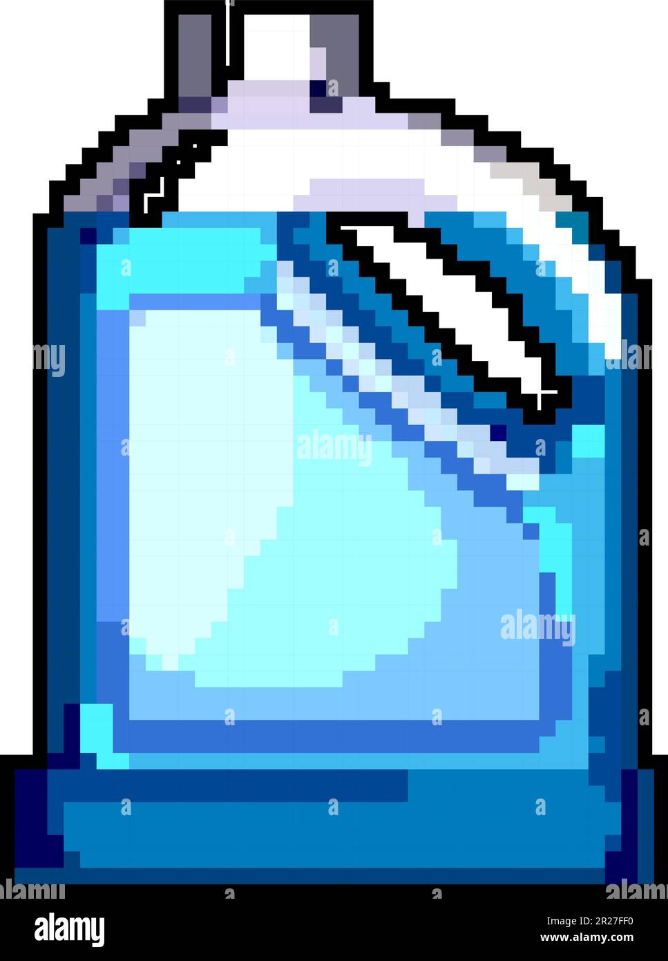 wash glass cleaner game pixel art vector illustration Stock Vector ...