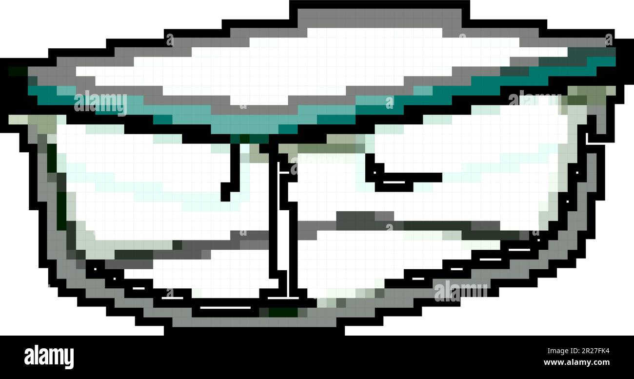 kitchen glass container game pixel art vector illustration Stock Vector ...