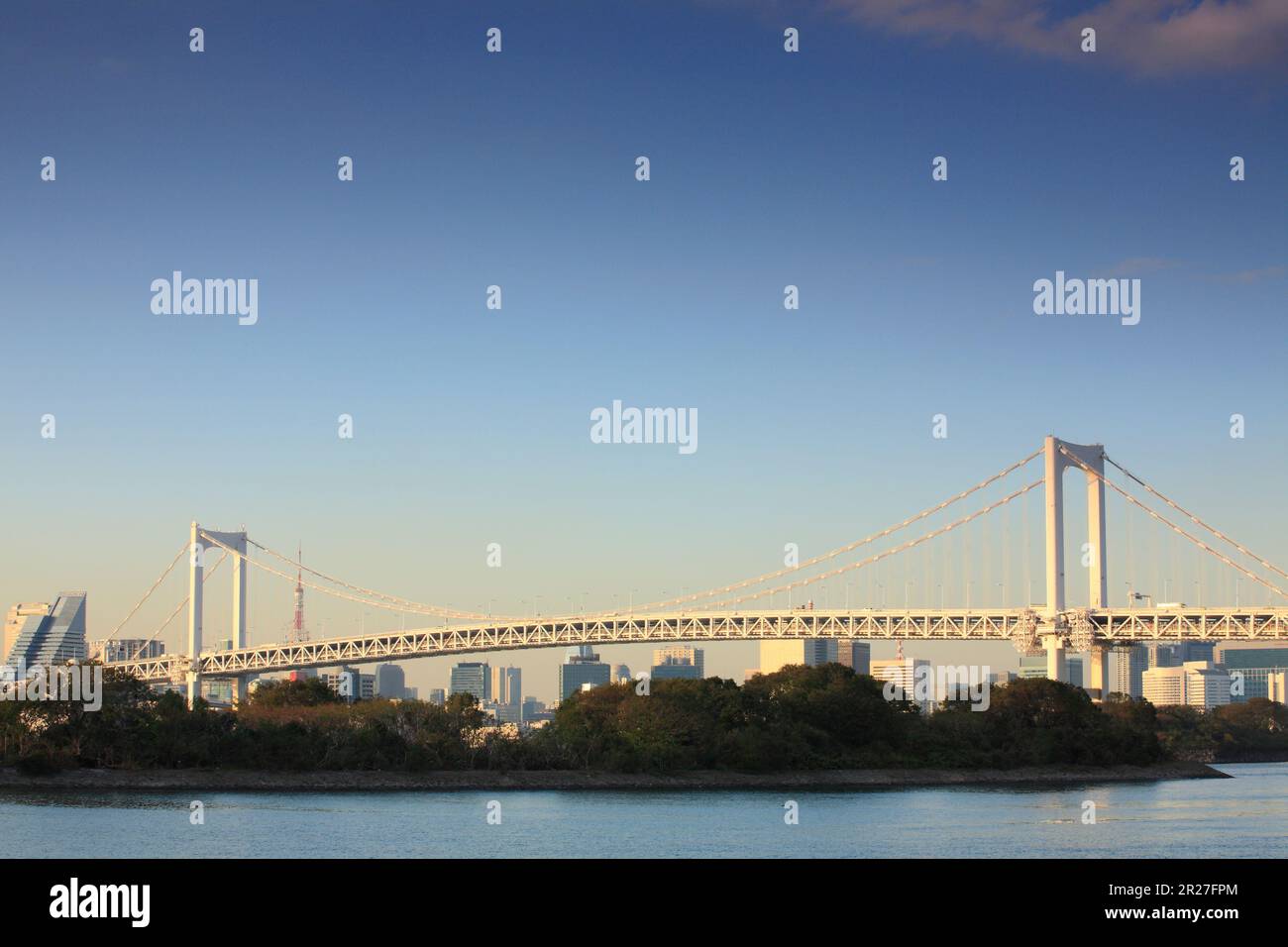 Rainbow Bridge blue sky Stock Photo - Alamy