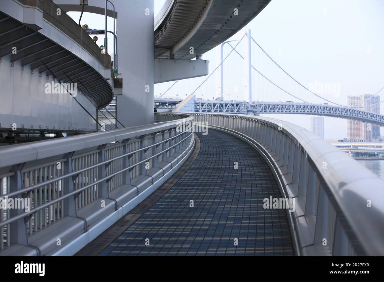 Rainbow Bridge Promenade Stock Photo - Alamy