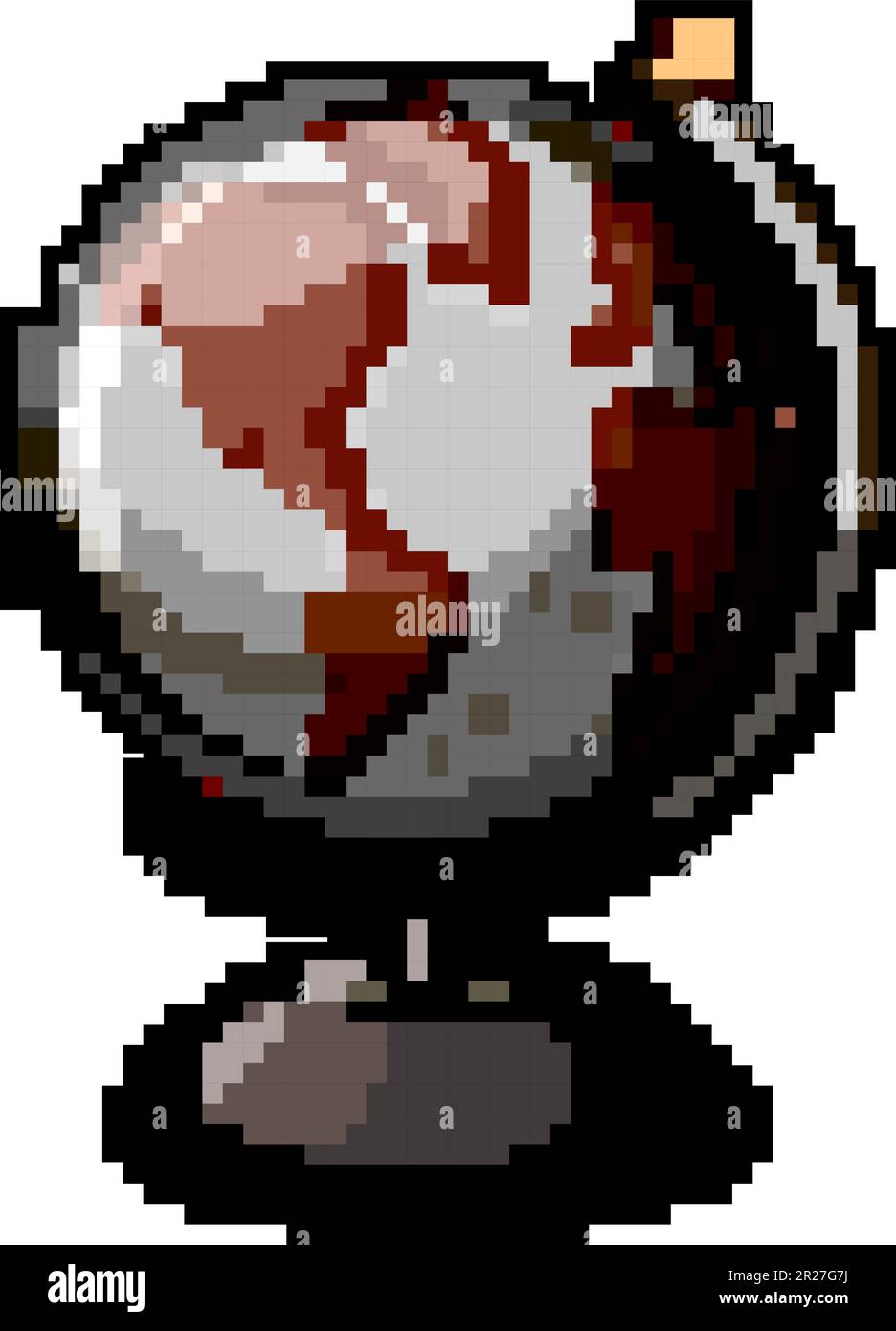 map globe game pixel art vector illustration Stock Vector Image & Art ...