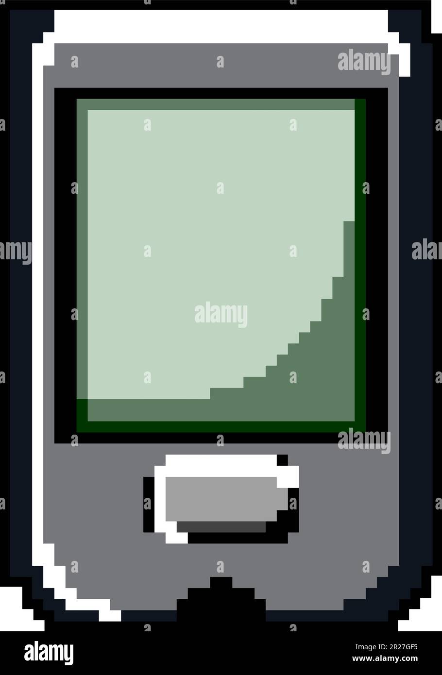 level blood glucometer game pixel art vector illustration Stock Vector ...