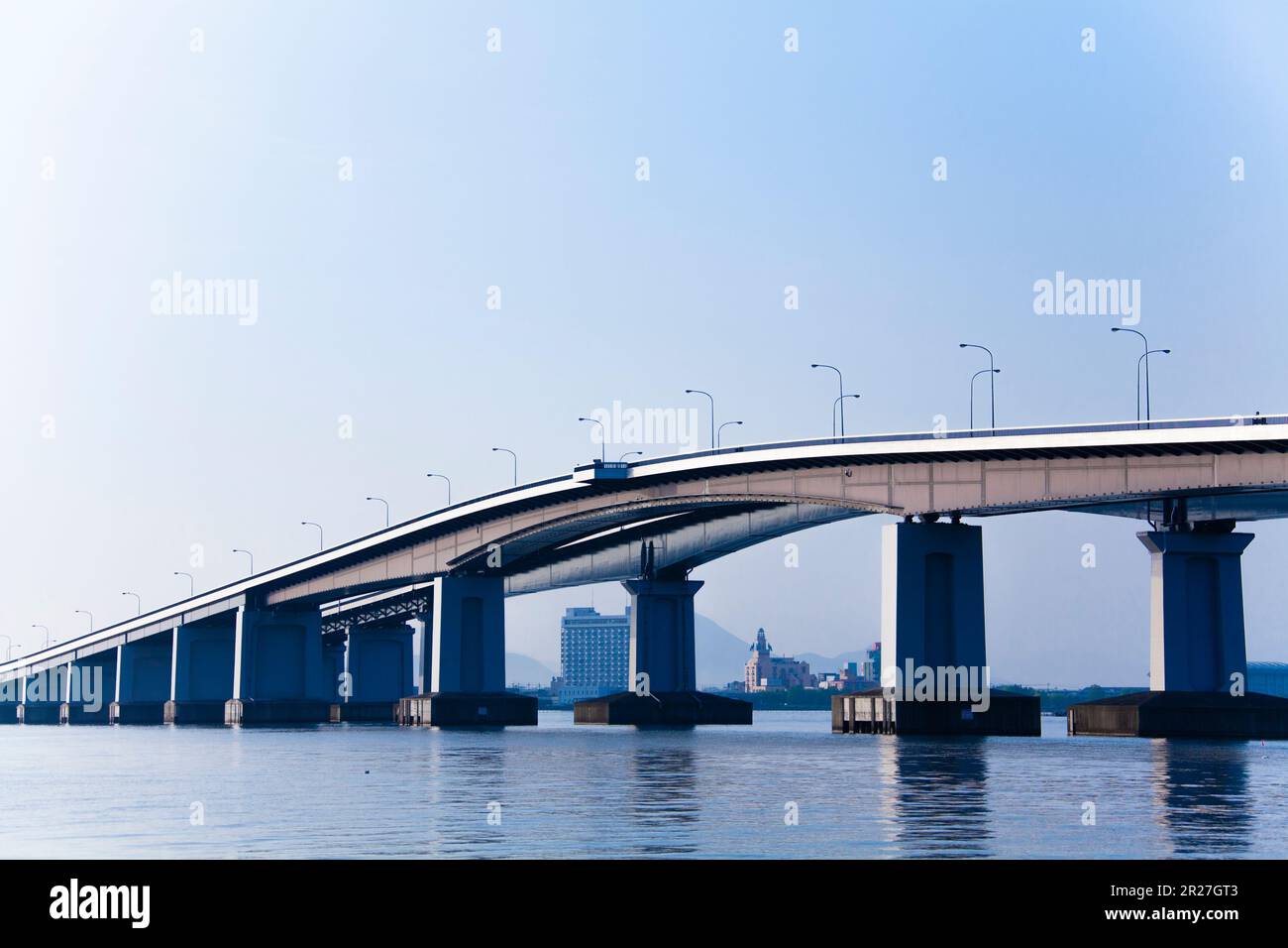 Biwako Ohashi bridge Stock Photo - Alamy