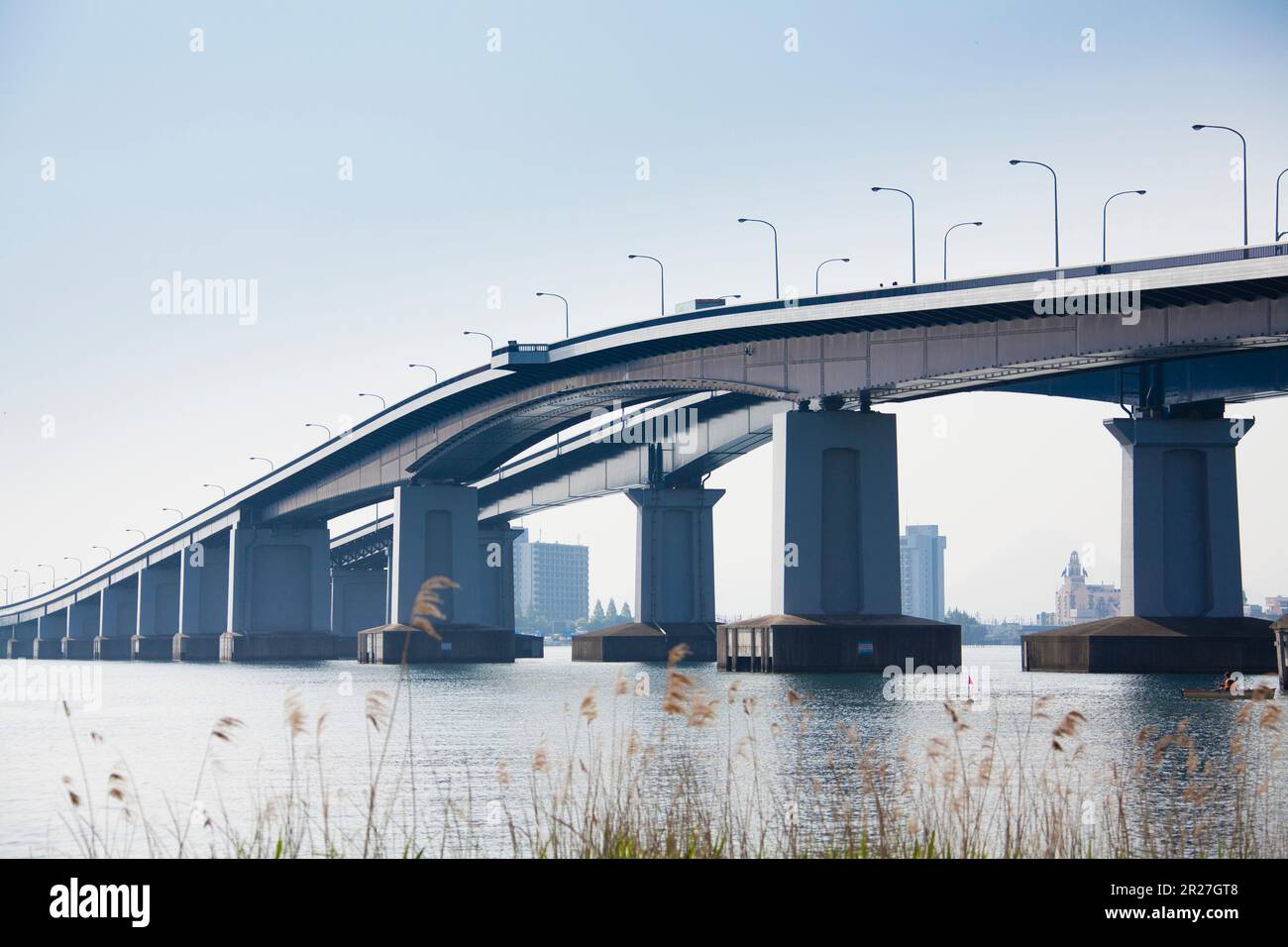 Biwako Ohashi bridge Stock Photo - Alamy