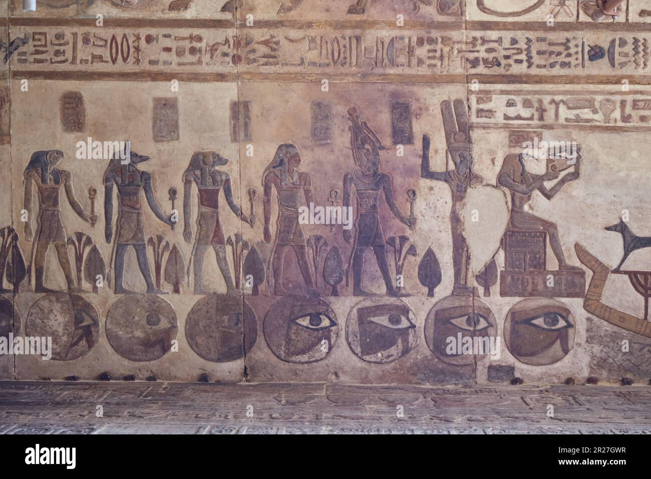 The Temple of Esna in Middle Egypt, dedicated to the creator god Khnum ...