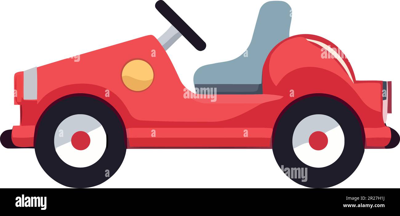 cartoon convertible red car Stock Vector Image & Art - Alamy