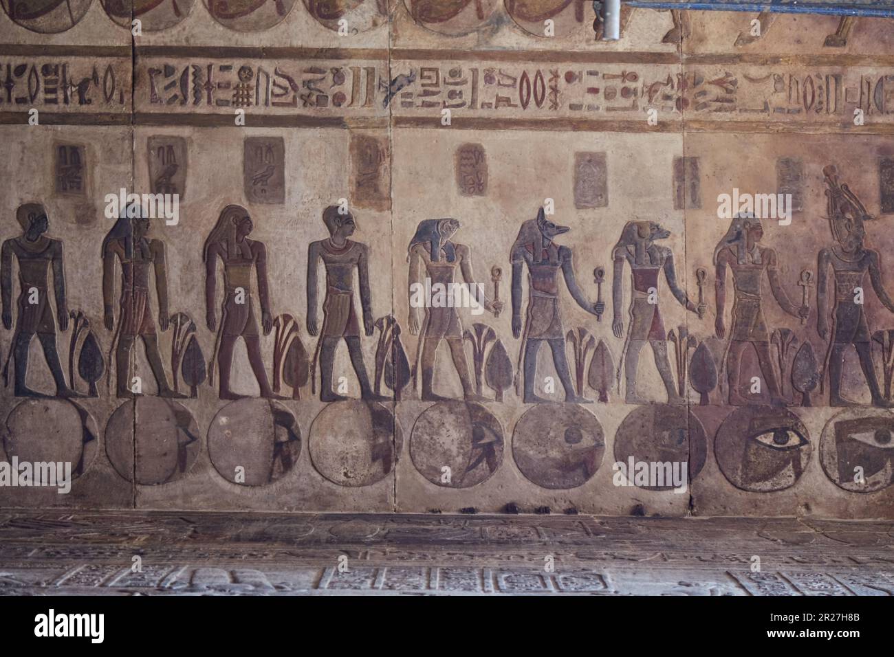 The Temple of Esna in Middle Egypt, dedicated to the creator god Khnum ...