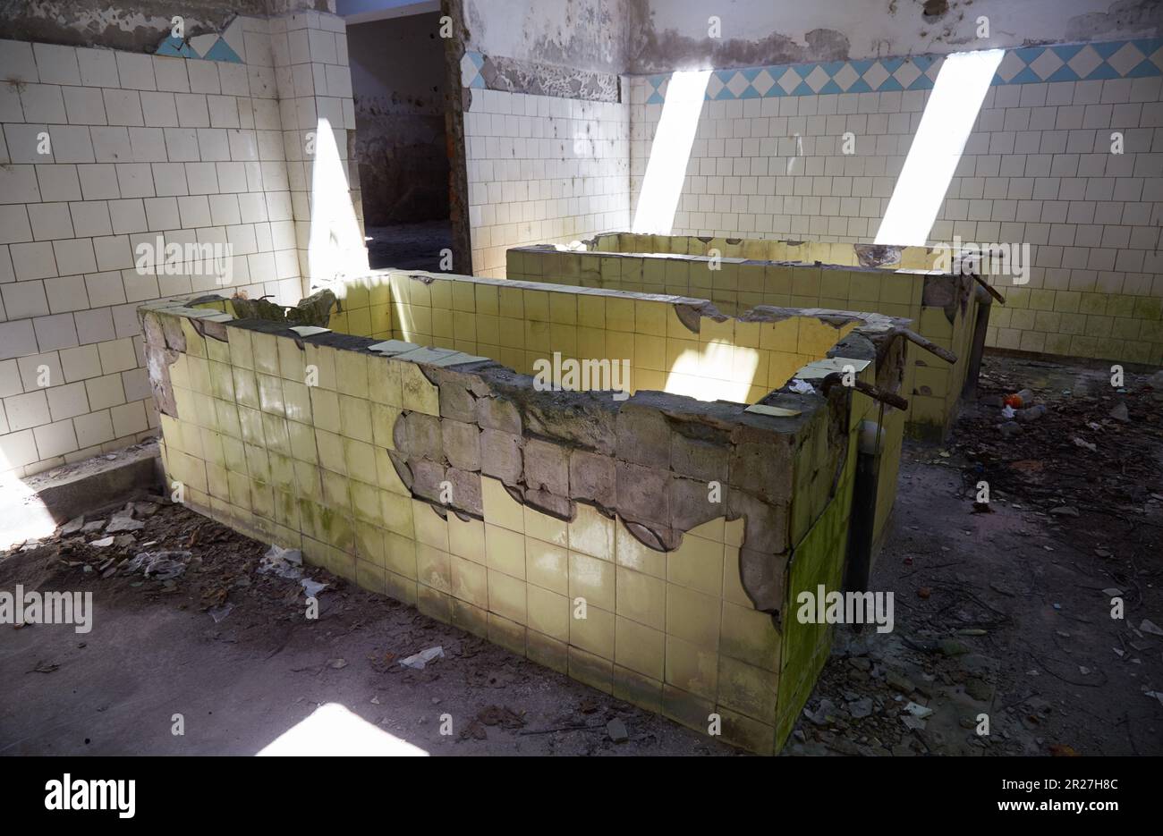 The former Soviet spa town of Tskaltubo in Georgia is now in ruins, and ...