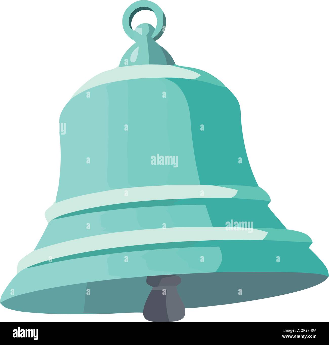 handbell on white background Stock Vector Image & Art - Alamy