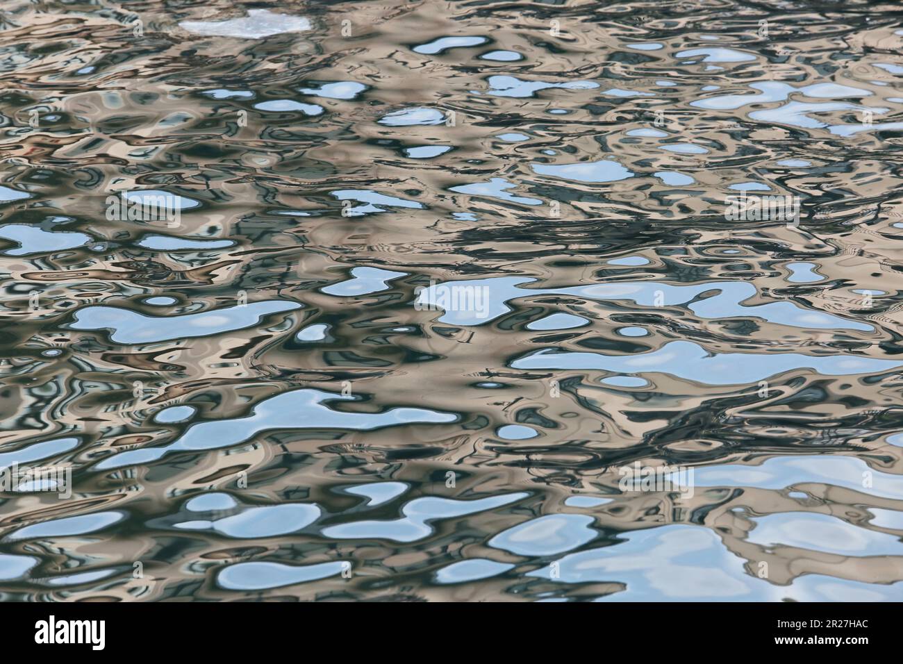Reflection on water surface in Bosphorus Stock Photo - Alamy