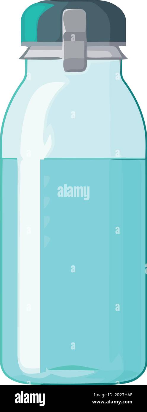 vector illustration water bottle Stock Vector Image & Art - Alamy