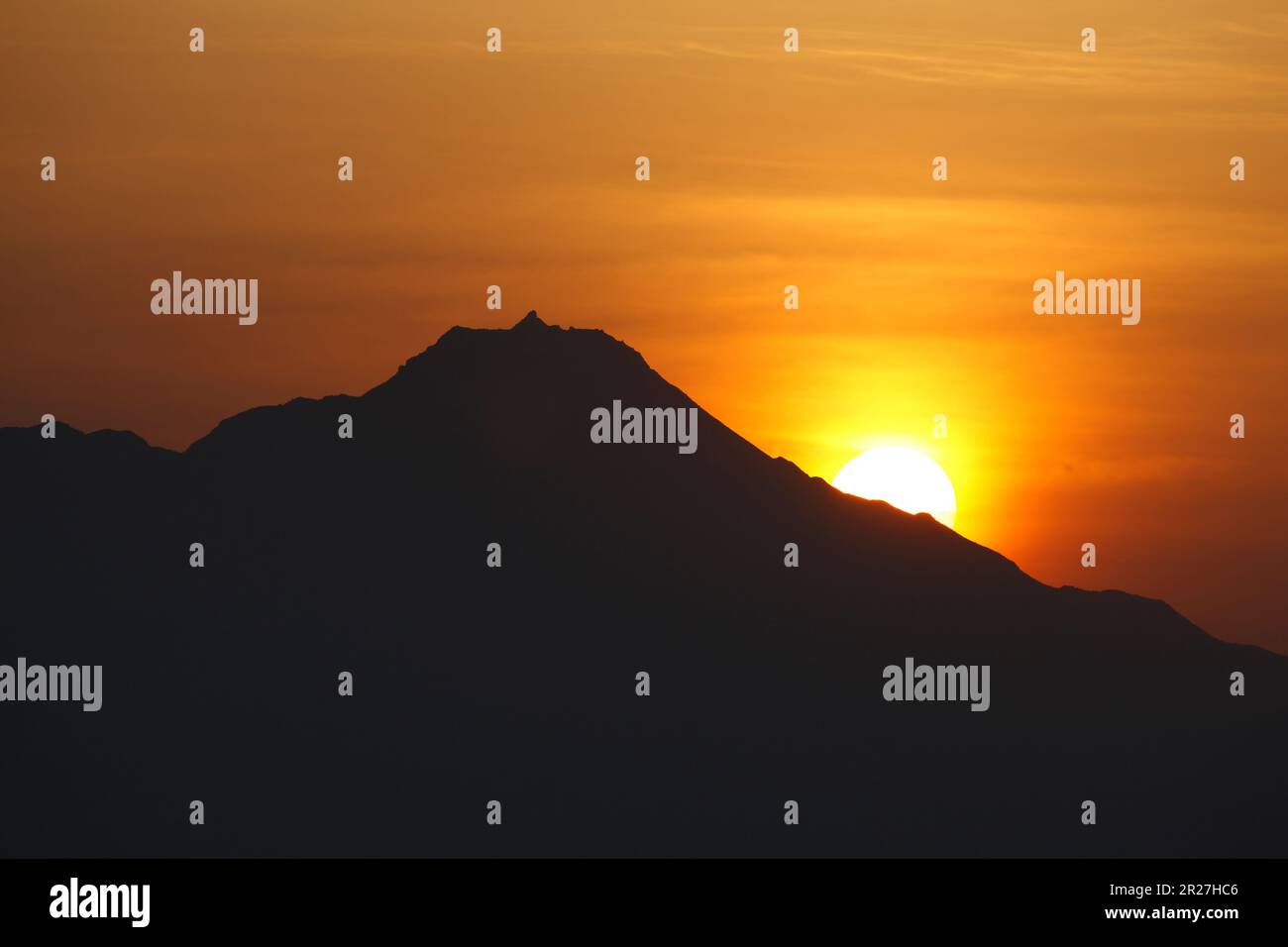 Ariake Sea and Mt. Unzen Stock Photo - Alamy
