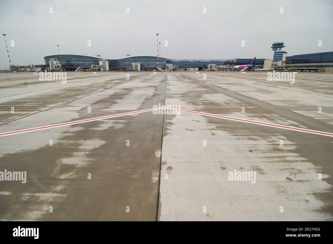 Bucharest, Romania. 17th May, 2023: The newest aircraft parking ...