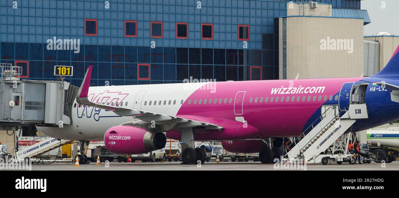 Bucharest, Romania. 17th May, 2023: An aircraft of the low cost airline ...