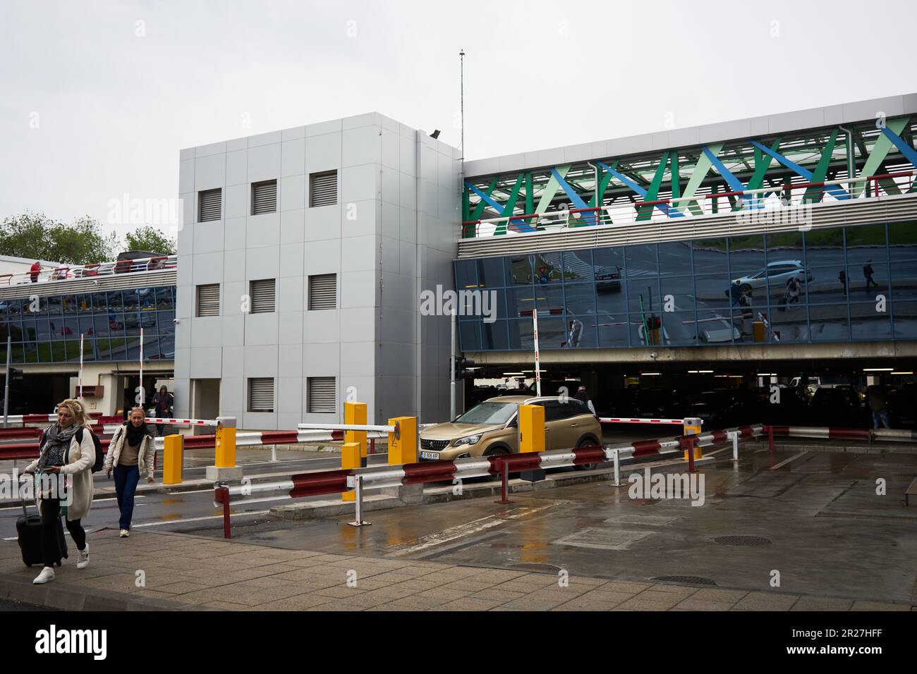 Bucharest, Romania. 17th May, 2023: The car parking building of the ...