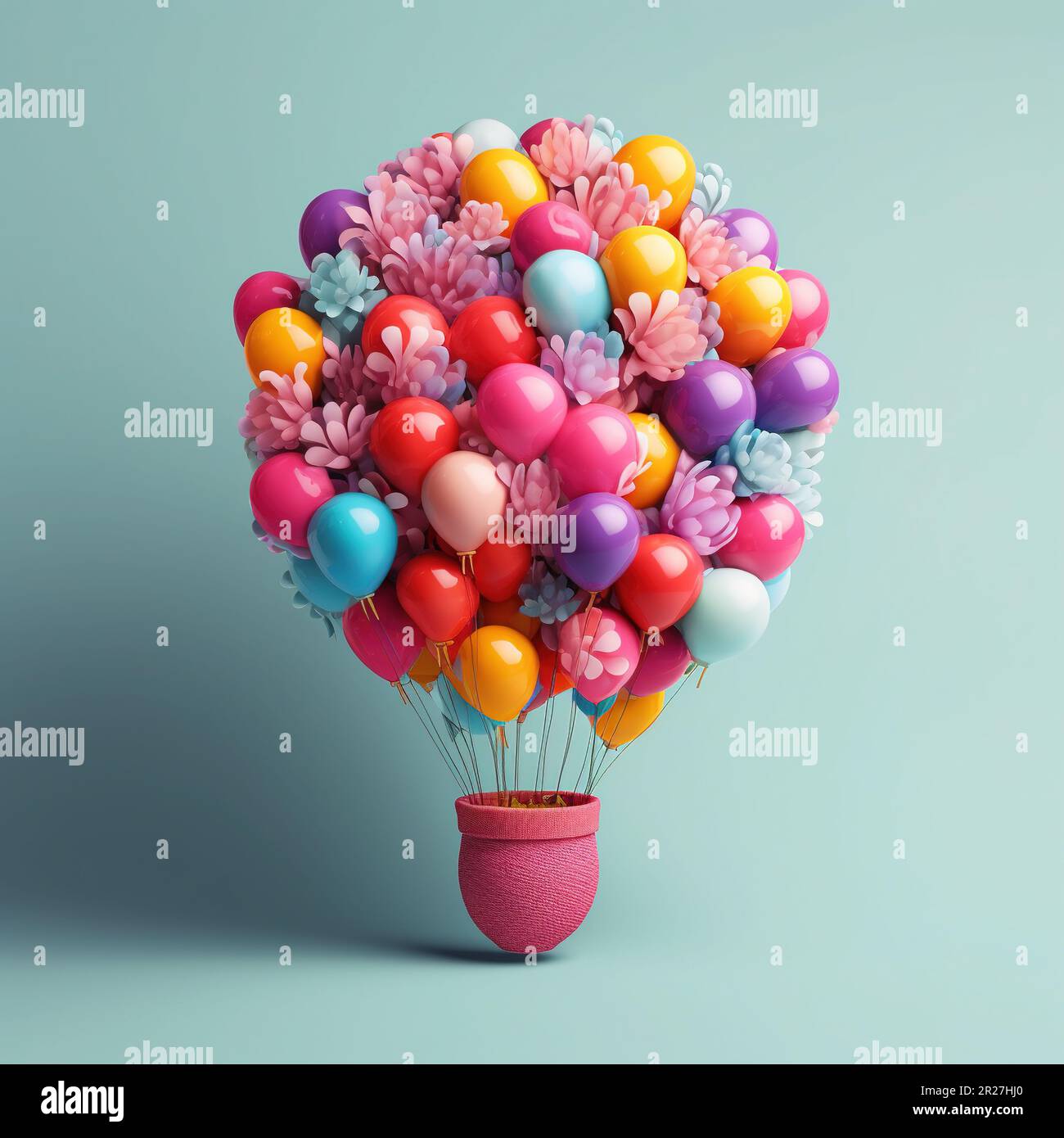 Balloon filled pot hi-res stock photography and images - Alamy