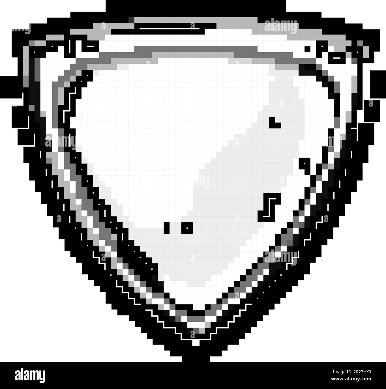 graphic guitar pick game pixel art vector illustration Stock Vector ...