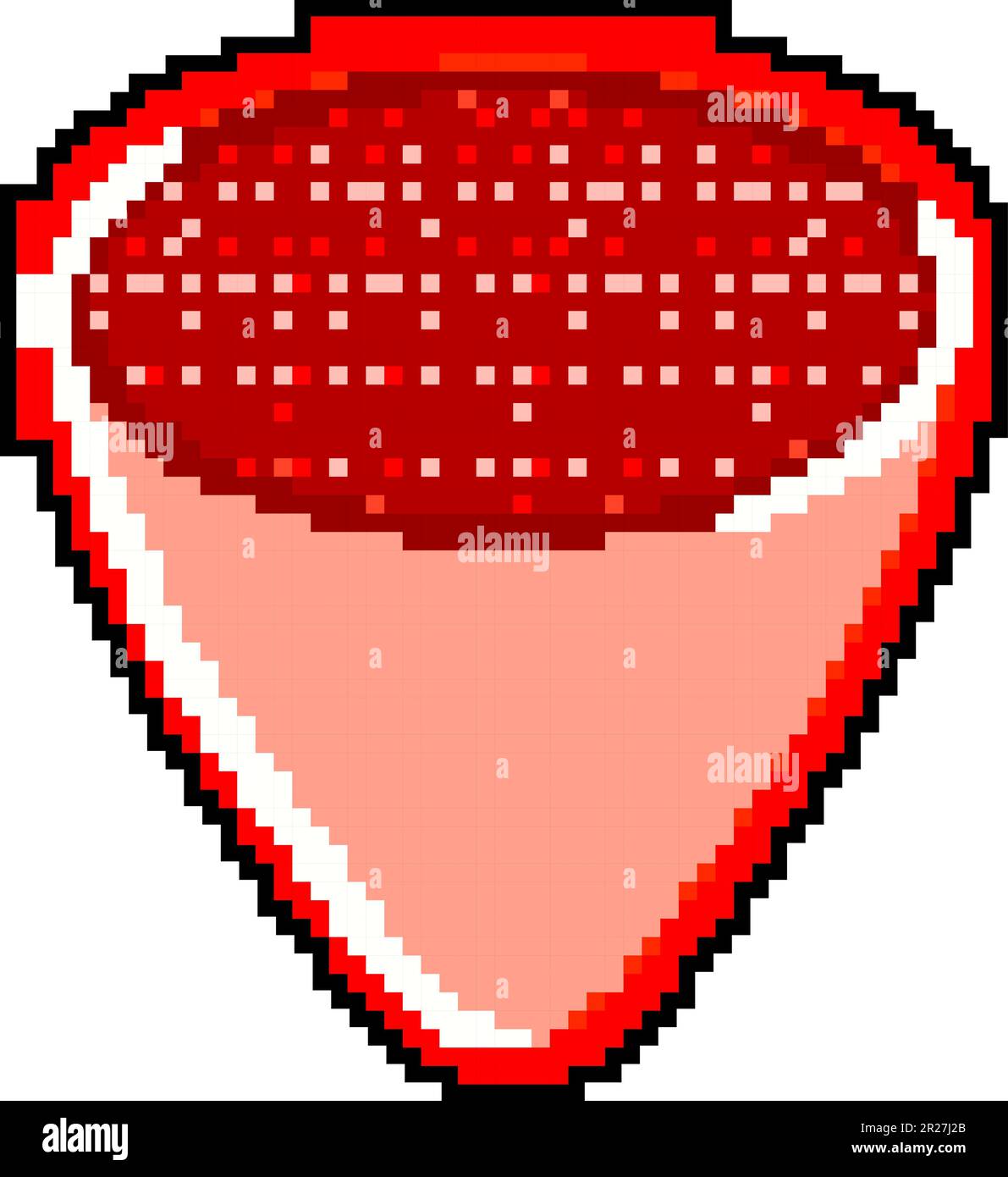 musical guitar pick game pixel art vector illustration Stock Vector ...