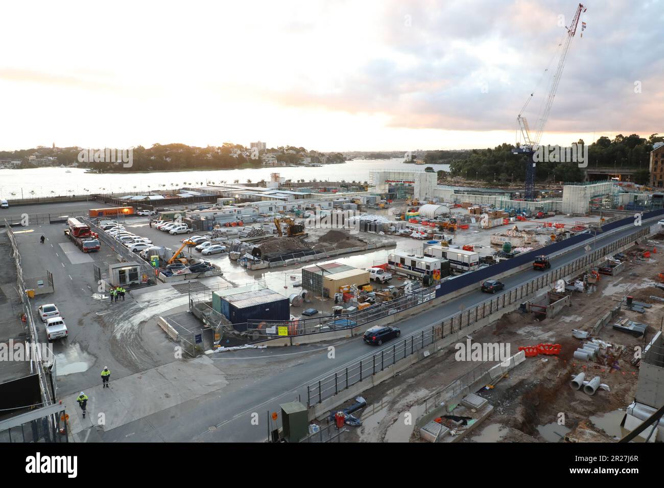 Aerial view barangaroo sydney australia hi-res stock photography and ...